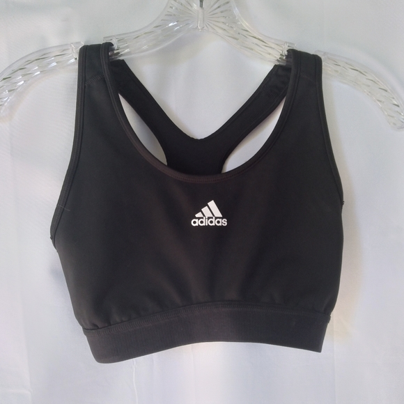 adidas | Intimates & Sleepwear | Adidas Sports Bra Womens Size Xs Black ...